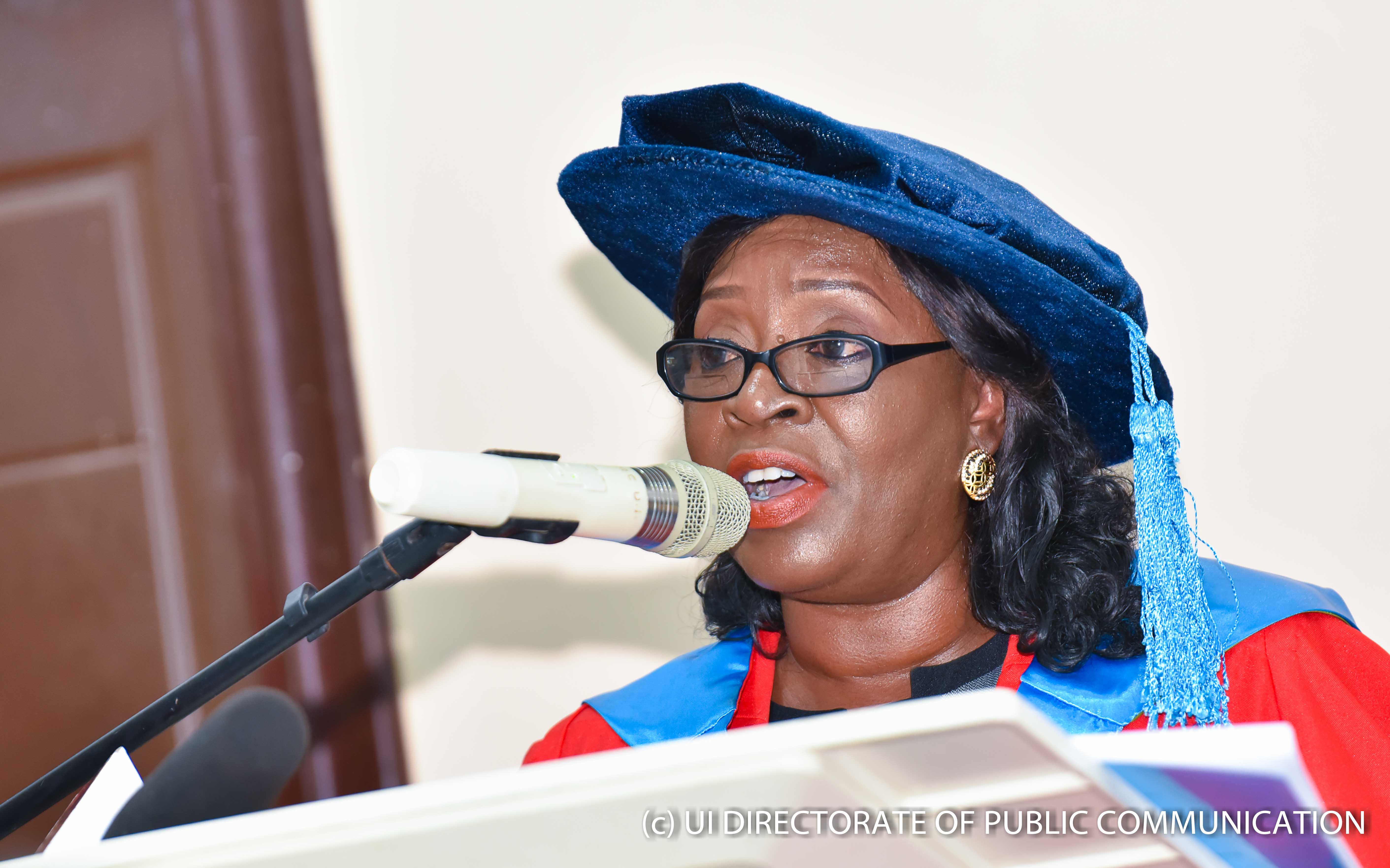 PROFESSOR OYERONKE ADUNNI ODUNOLA OF THE DEPARTMENT OF BIOCHEMISTRY ...